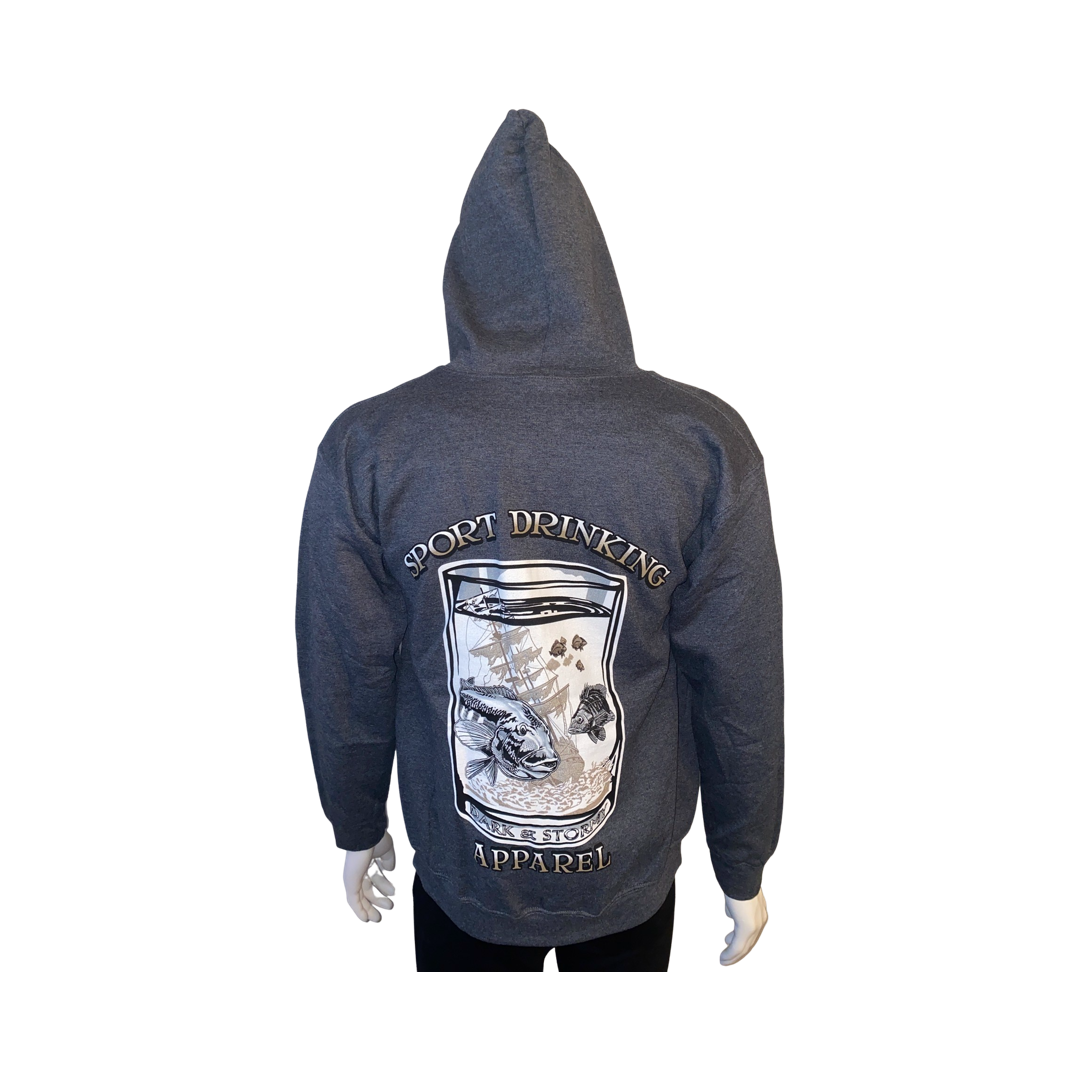 Dark & Stormy Zip Hoodie – Sport Drinking Apparel